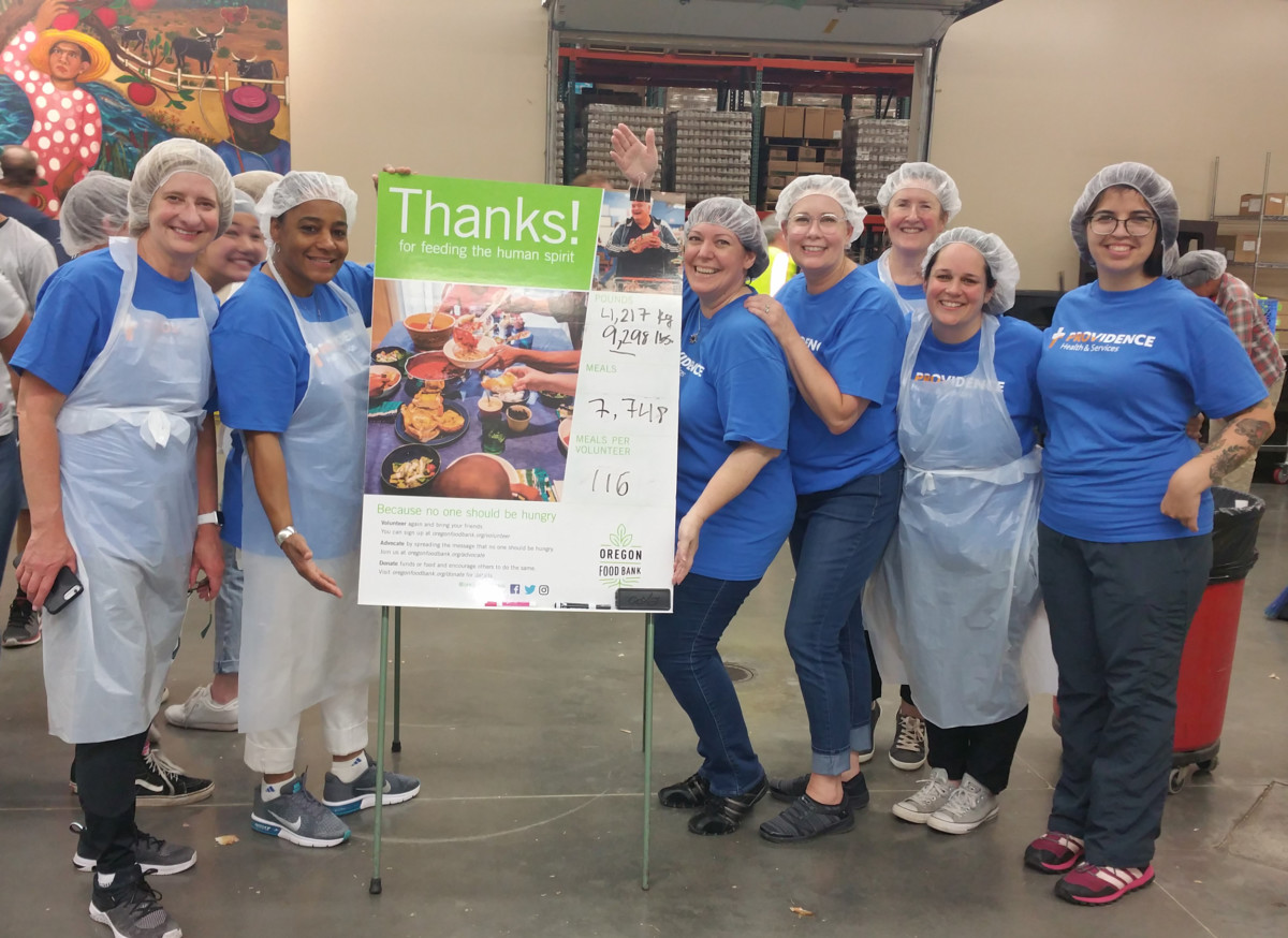 CORPORATE DONOR OF THE MONTH: Providence | Oregon Food Bank